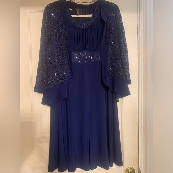 R & M Richards | Dresses | R M Richards Mother Of The Bridegroom Navy ...